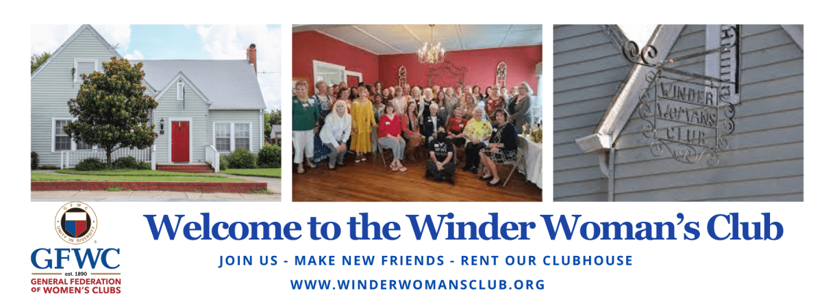 Our Clubhouse History & Rental – Winder Woman's Club
